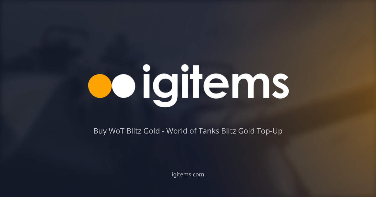 Buy WoT Blitz Gold - World of Tanks Blitz Gold Top-Up