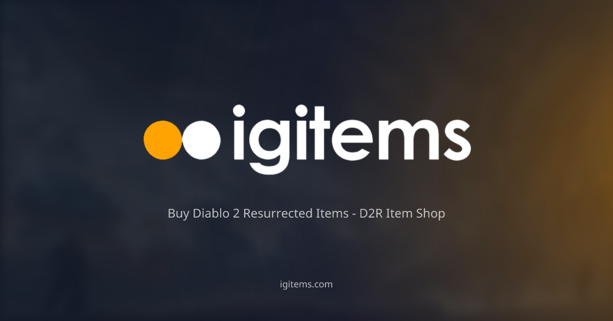 Buy Diablo 2 Resurrected Items - D2R Item Shop